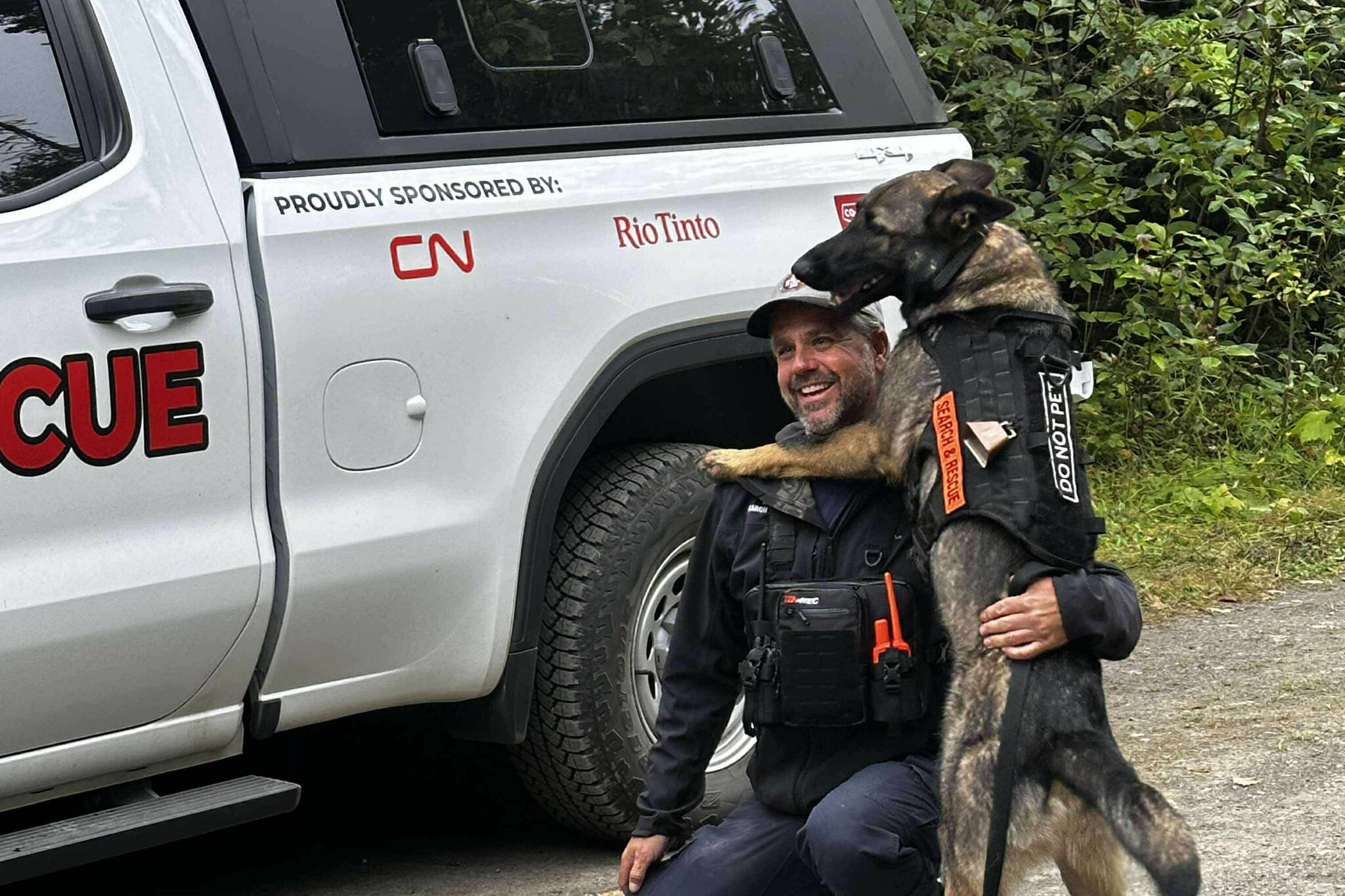 Meet Lance and Jagger, the only official search dog unit in Northwest B ...